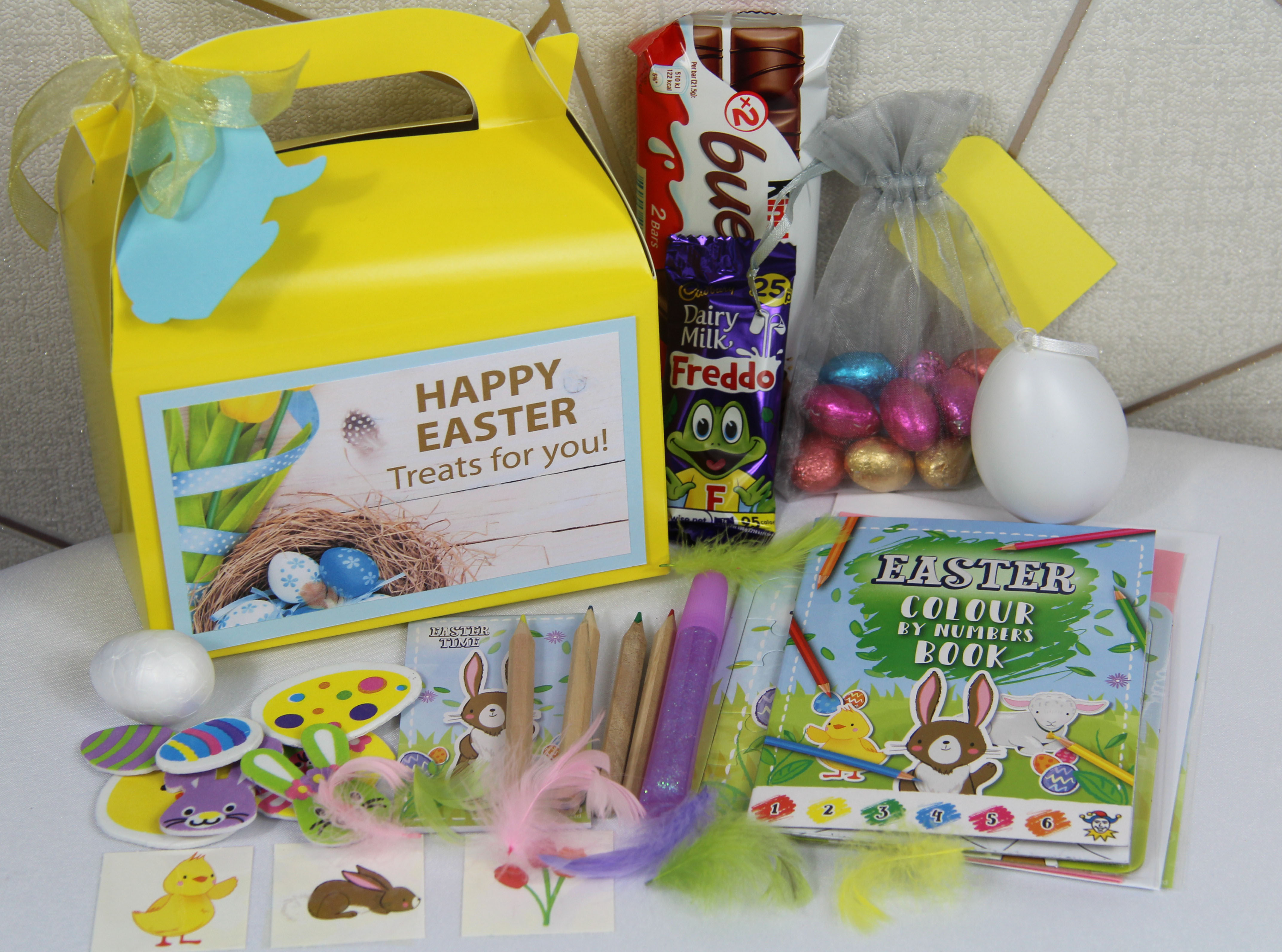 Easter kids filled craft boxes - Hampshire Flower Barn